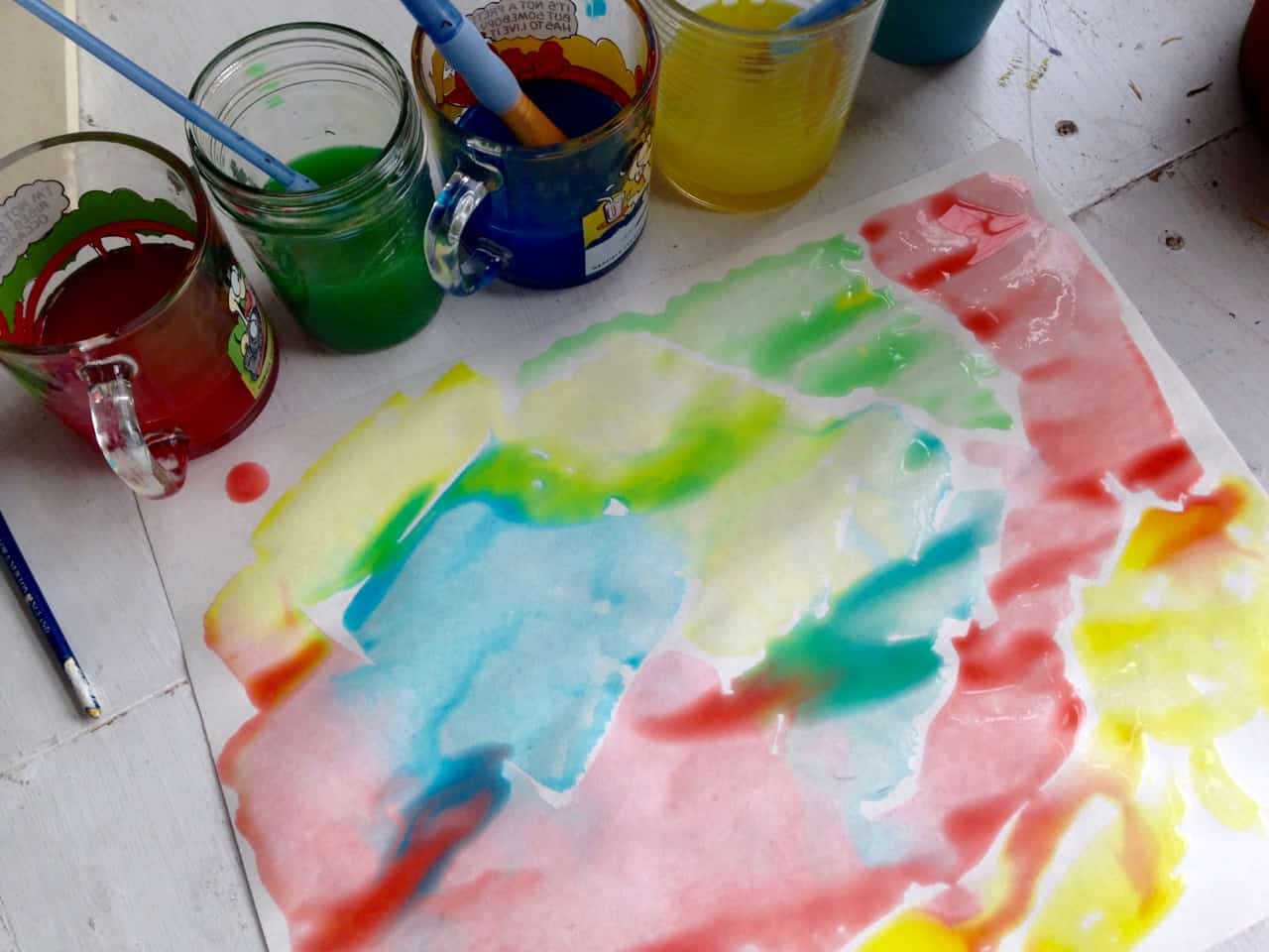 easy homemade paint - Fuzzymama