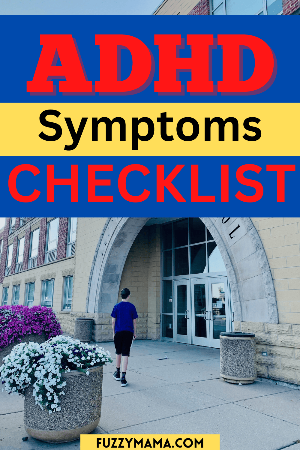Adhd symptom checklist Fuzzymama