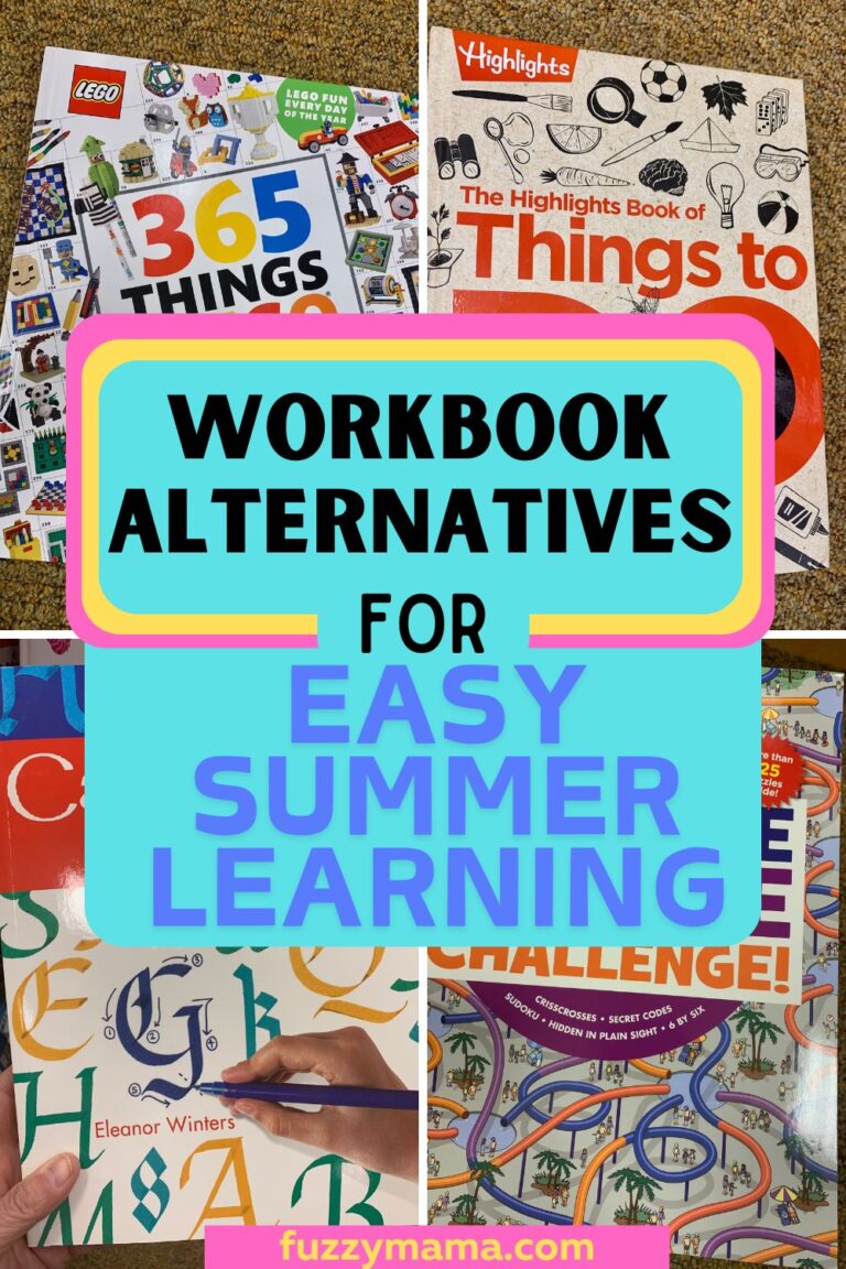 alternatives to workbooks for kids - Fuzzymama