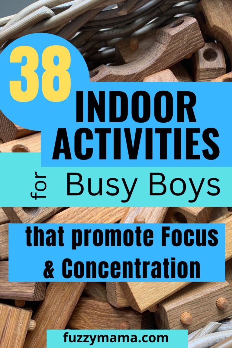 Indoor Activities for busy boys - Fuzzymama
